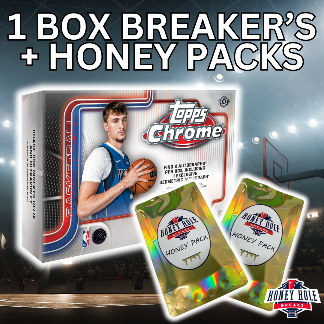 1 Box 2025/26 Topps Chrome Basketball Breaker's Delight + 2 HONEY PACK ...