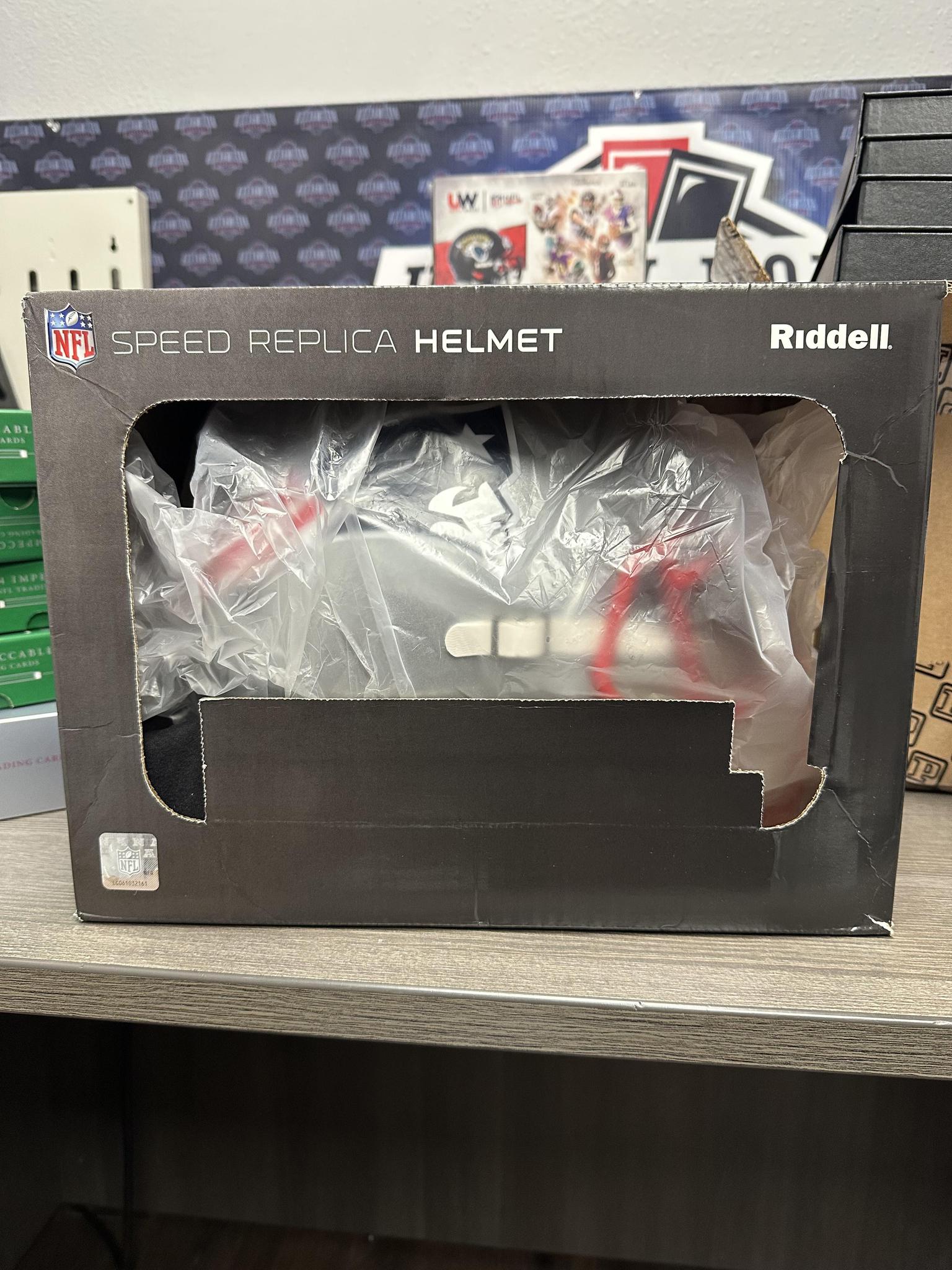 Drake Maye Autographed Helmet – Honey Hole Breaks