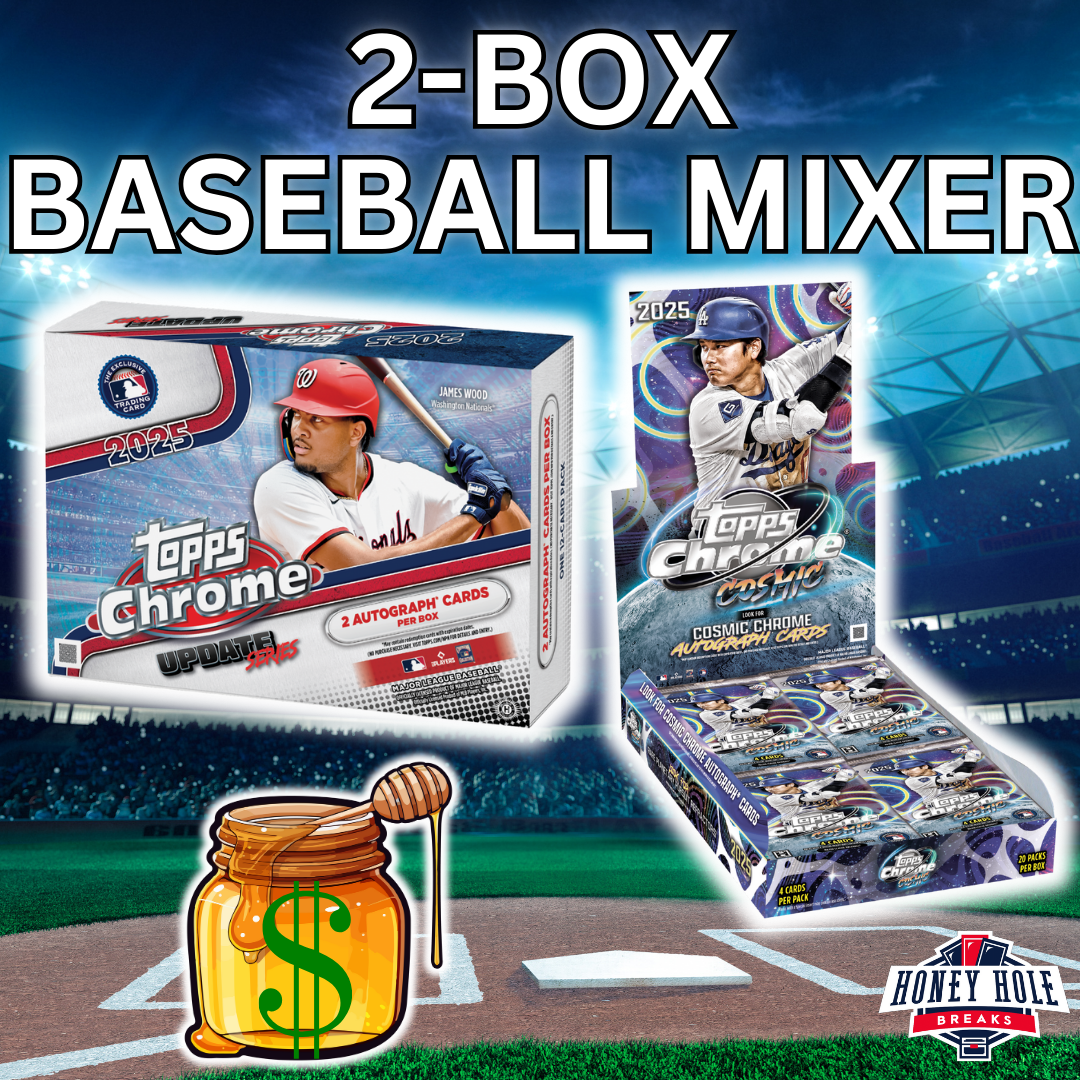 1x 2025 Topps Cosmic Chrome Hobby, 1x 2025 Topps Chrome Update Breaker ...